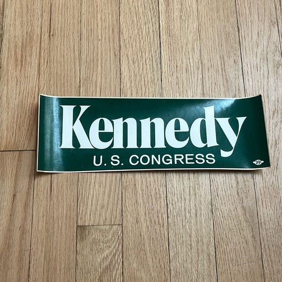 Vintage | Other | Vintage 95s Kennedy Us Congress Vintage Bumper ...